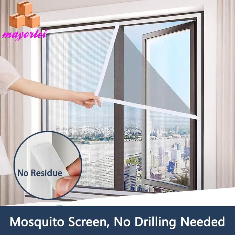 Mosquiteras de insectos para ventana, malla autoadhesiva antimosquitos ...