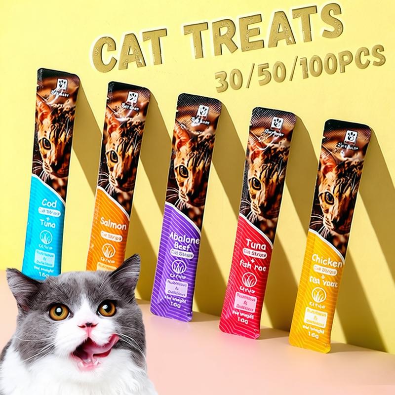 查看[【Free gifts】10pcs Cat Stick Makanan Kucing/Cat Snack/Cat Treats/Cat ...