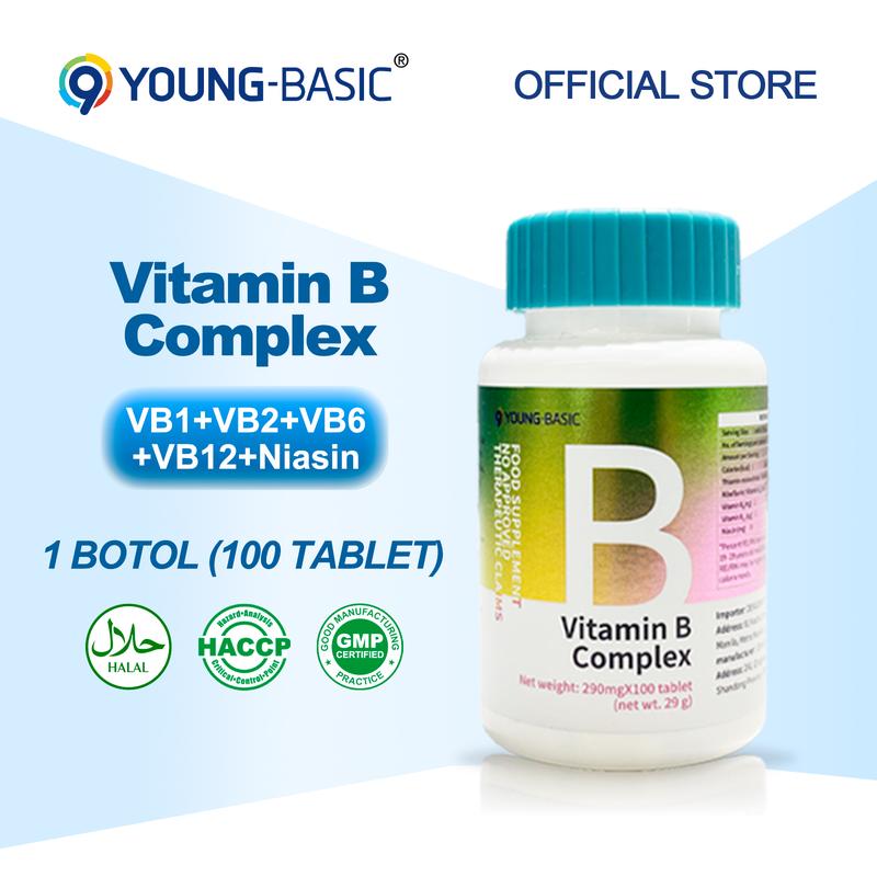 查看[9YOUNG-BASIC Vitamin B Complex, 100 Tablet, B1, B2, B6, B12, Niacin ...
