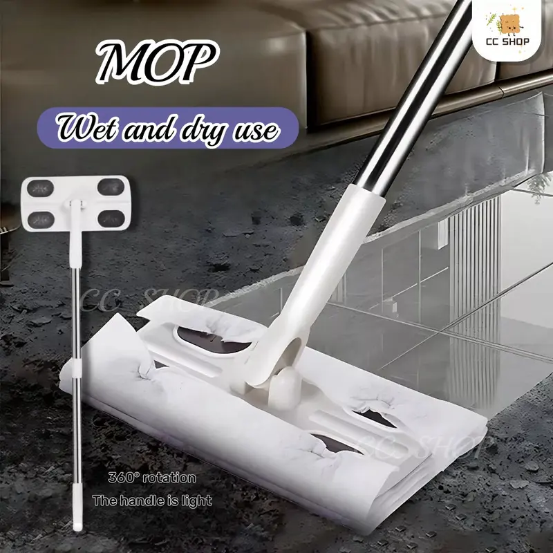 Mop Tisu Pakai Buang Wet Dry Wipe Tissue Wipes Kertas Pengelap Lantai ...