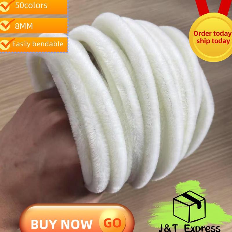 查看[（95-100PCS）8mm Colorful Dense Fuzzy wire Christmas Present New Year ...