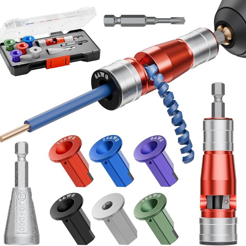 查看[KPKL 9 in 1 Wire Stripper for Drill, Wire Stripping Tool and ...