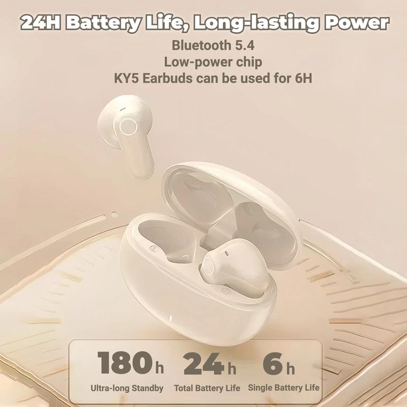 KY5 Newest Light Earbuds (3 Freebies:1 Cartoon stickers+1 Game sleeve+1 ...