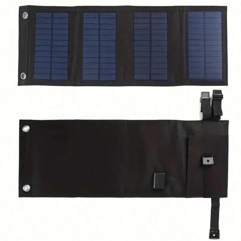 Outdoor Solar Charger (1 Count), 20w Solar Charger, Portable Solar ...