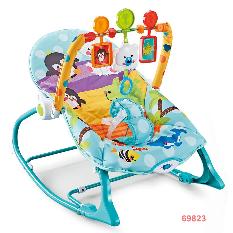 Premium baby Rocker Bouncer Toddler with Music & Vibration baby Rocking ...