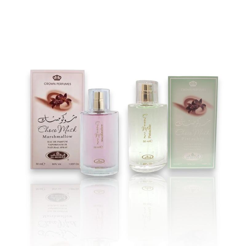 Al Rehab | Choco Musk Pistachio + Choco Musk Marshmallow | Eau De ...