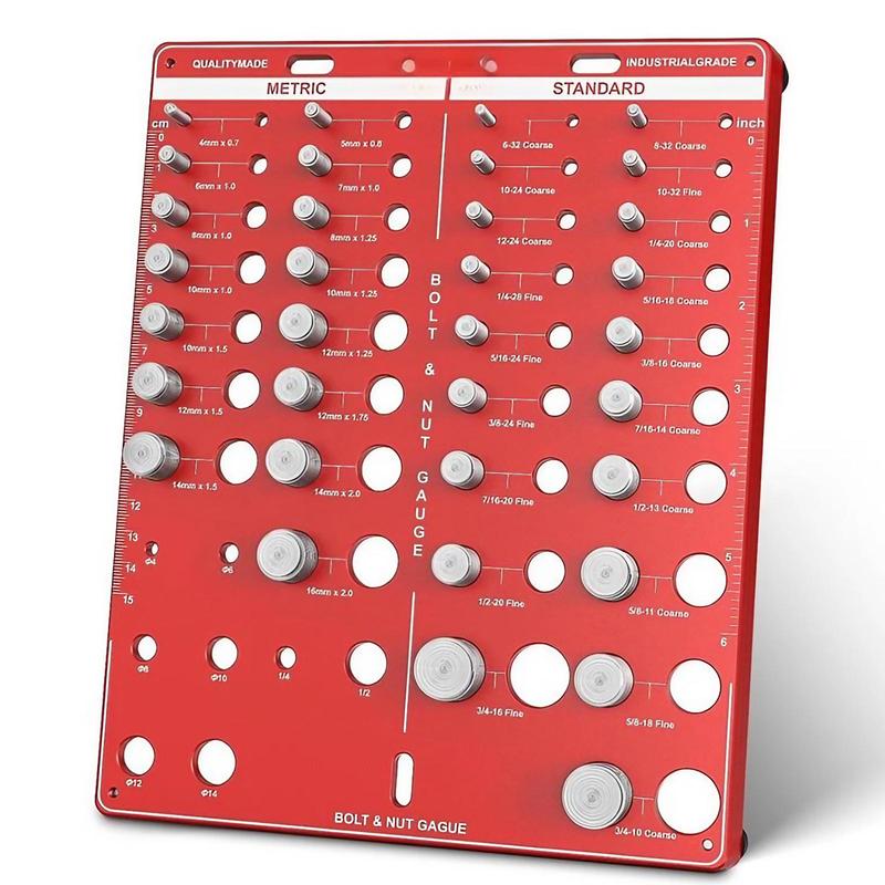 Metric & Standard Thread Checker, 42-point Thread Checker, Home Thread ...