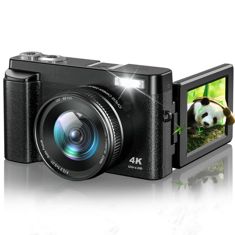 4K Digital Camera, 16X Auto-Focus 48MP Video Recording Camera Digital ...