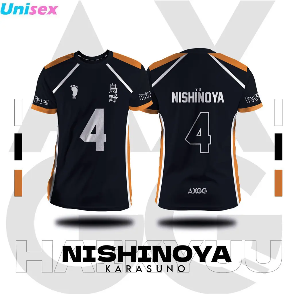 Haikyuu Karasuno Nishinoya Anime T-Shirt Running, TikTok爆款商品分析 - GMV/销量 ...