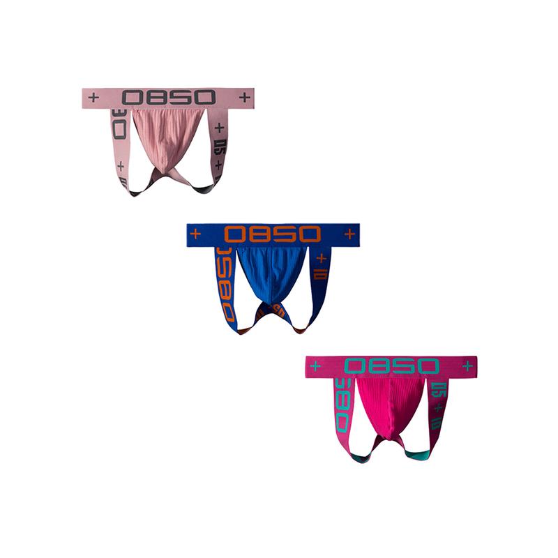 查看[3-Pack Men's Edgy Briefs Set-Low-Rise Underwear&Open-Back Breathable ...