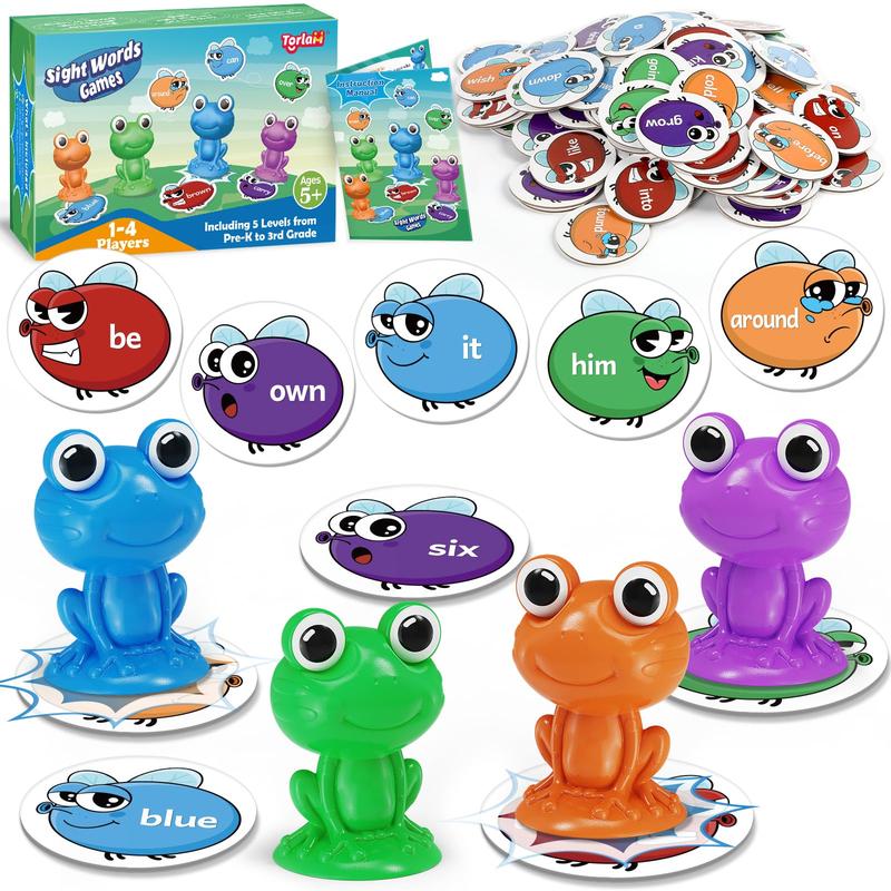 查看[Torlam Sight Word Games,Frog stomp sets, Educational Flash Cards ...