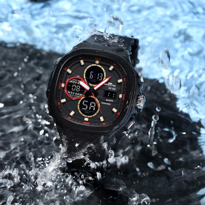 Jam tangan pasangan MOROTIM, Untuk Lelaki, Kalis Air, Unisex Silikon ...