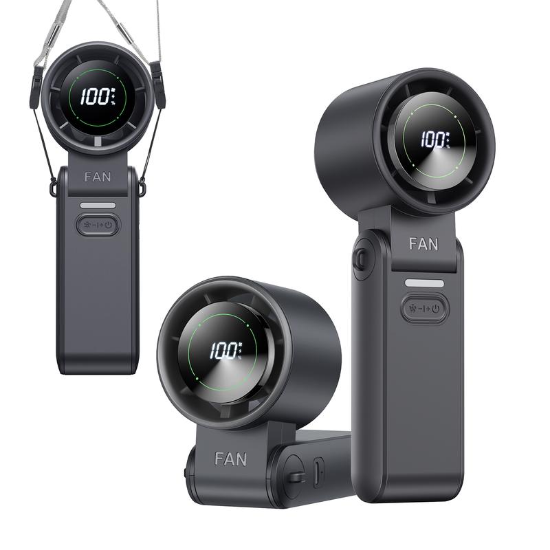 3-in-1 Portable Handheld Turbo Fan-100 Speeds, 13000 RPM, 12Hrs Cooling ...