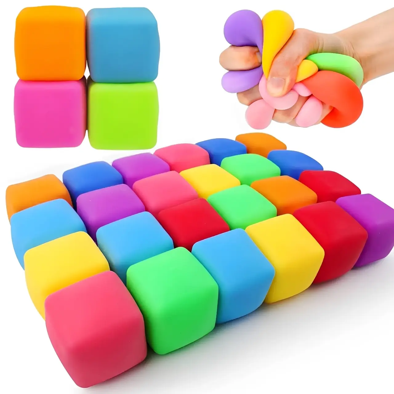 Random Color Squishy Cube Set (8pcs) - Slow Rising TikTok爆款商品分析 - GMV ...
