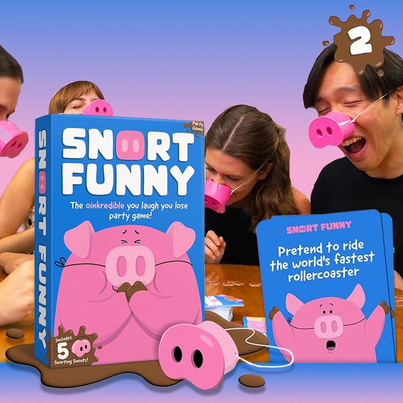 查看[Family Action Card Game - SNORT Try Not to Laugh Challenge, 150 ...