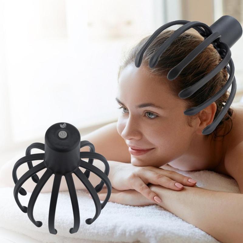 Electric Scalp Massager with 3 Modes, 360 Degree Head Massager,Cordless ...