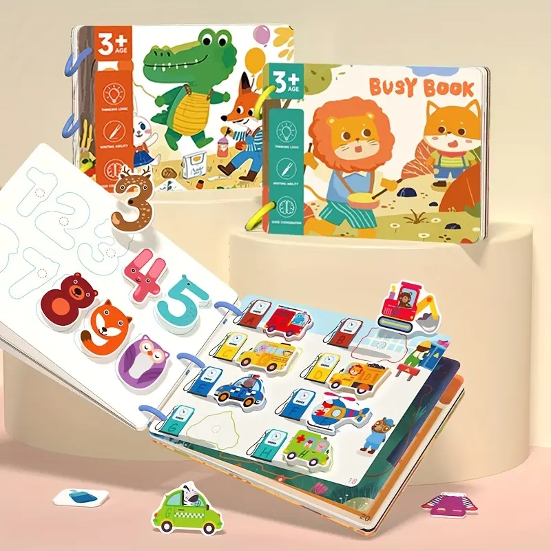 Interactive Cognitive Busy Book, 1 Set Learning Ac TikTok爆款商品分析 - GMV ...