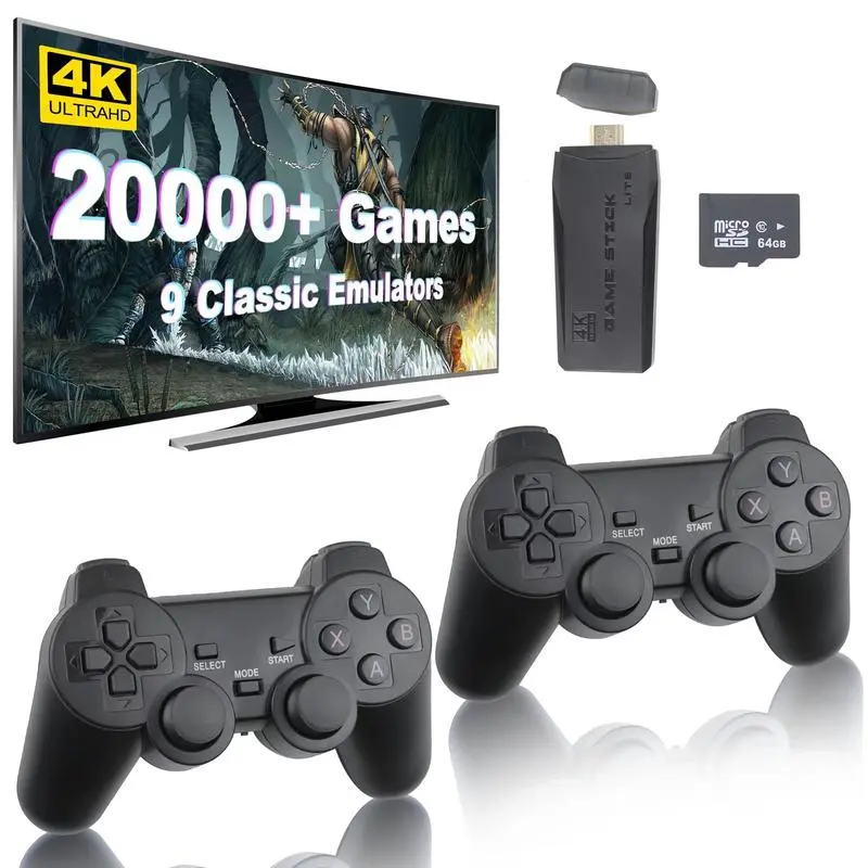 M8 Pro Game Console,Play GameStick,Nostalgia Stick Game with 9 Classic ...