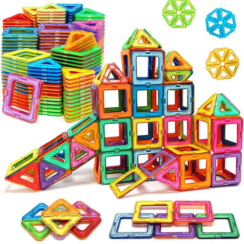 Magnetic Designer Construction Set, 40pcs/80pcs Fun Magnetic Blocks ...