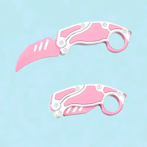 查看[3D Printed Gravity Claw Knife, Fidget Toy, Fun Plastic EDC Carrot ...