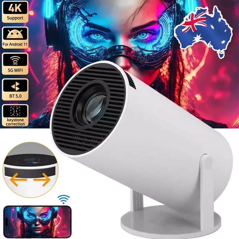 Mini Projector, HY300 PRO Portable Projector, Support 4K 1080P with ...