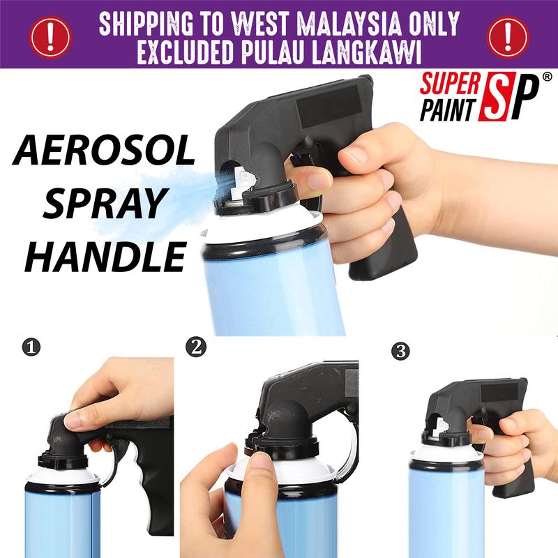 [ Aerosol Spray Can Handle ] Holder Trigger Grip Aerosol Paint Kepala ...