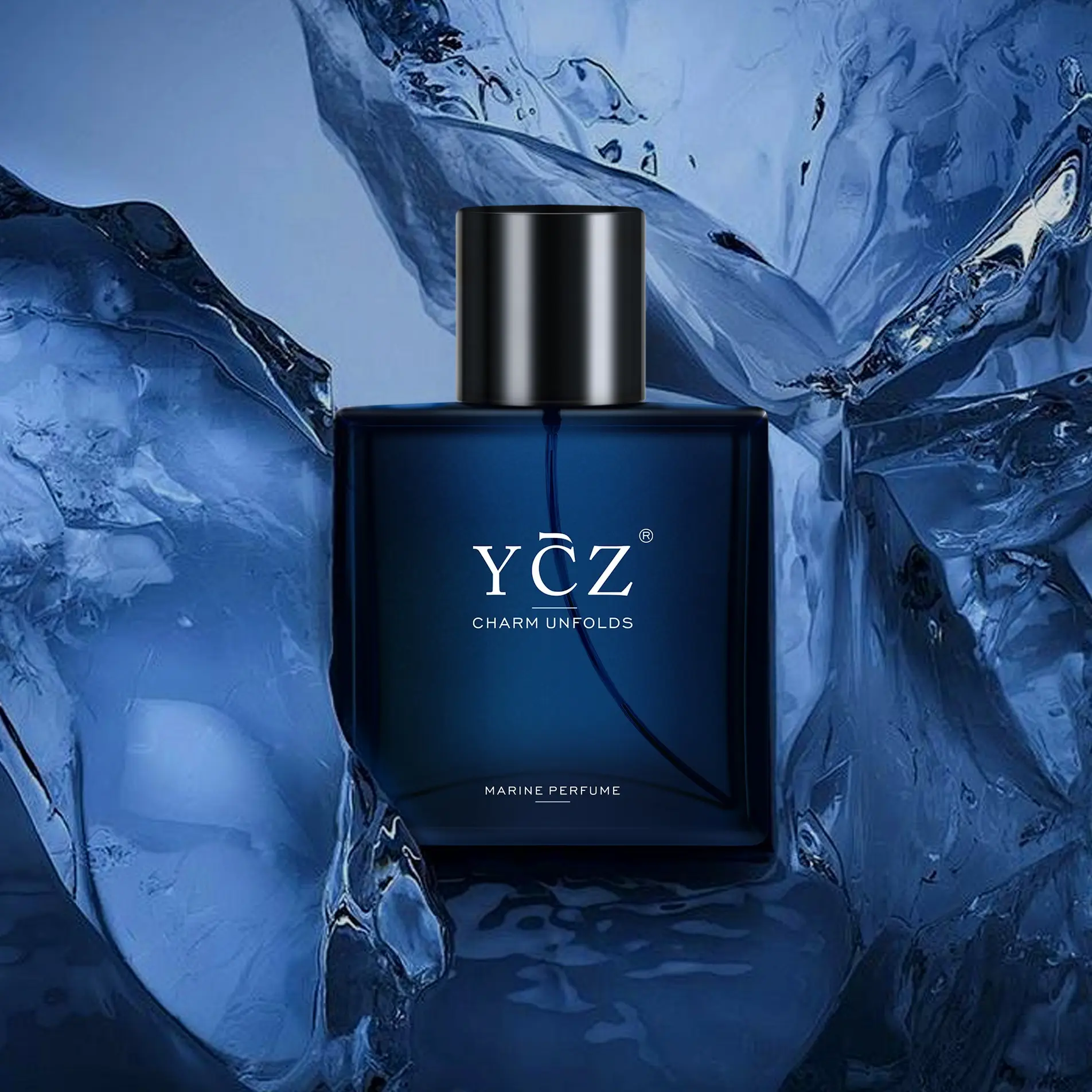 YCZ Midnight Marine Perfume for Men 1.7oz (50ml) - Jasmine, Lemon, Mint, Grapefruit & Fruity ...
