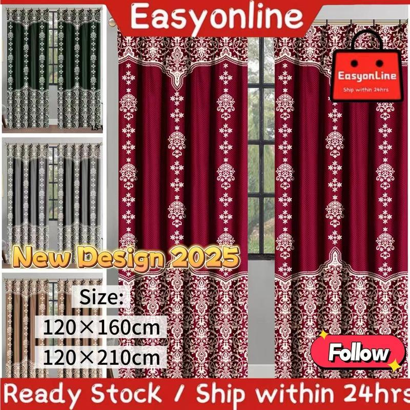 Cangkuk Hook / Rod Modern Curtain Semi Blackout Do TikTok爆款商品分析 - GMV ...