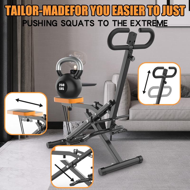 SAYGOGO Squat Workout Machine for Home Fitness, Rodeo Core Exercise ...