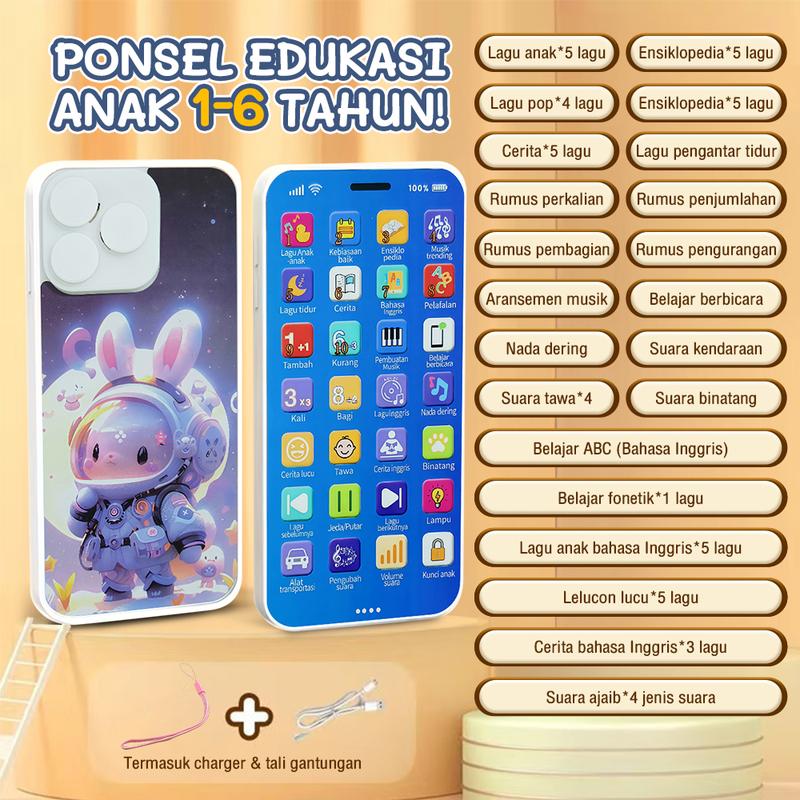 Smart baby Mainan telepon mainan edukasi paling populer 28 tombol ...