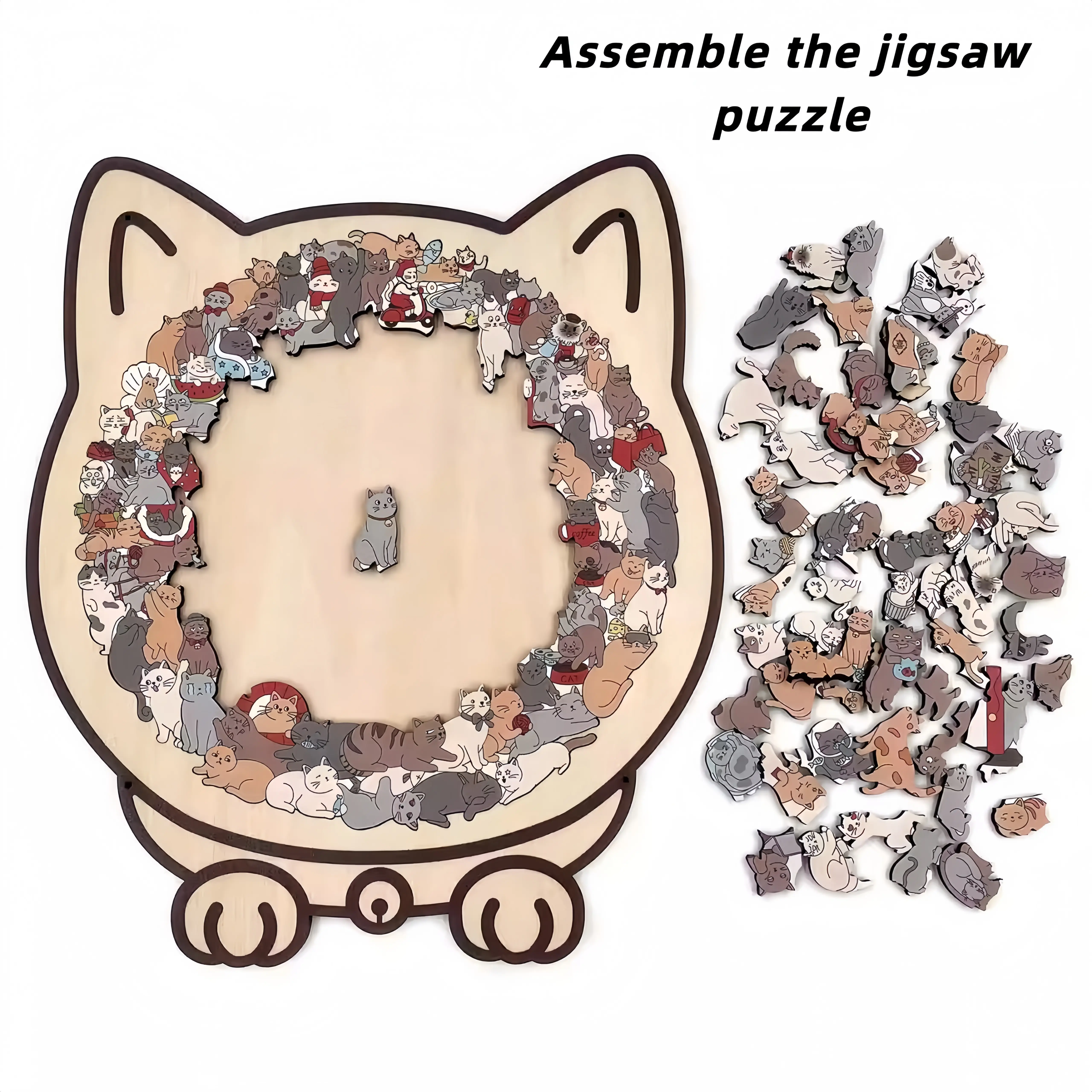 Fun cat set puzzle 135 pieces, CAT high-difficulty TikTok爆款商品分析 - GMV ...
