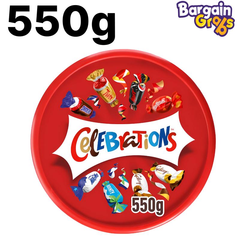 Celebrations Milk Chocolates Tub – 550g | Share the Joy with All Your ...