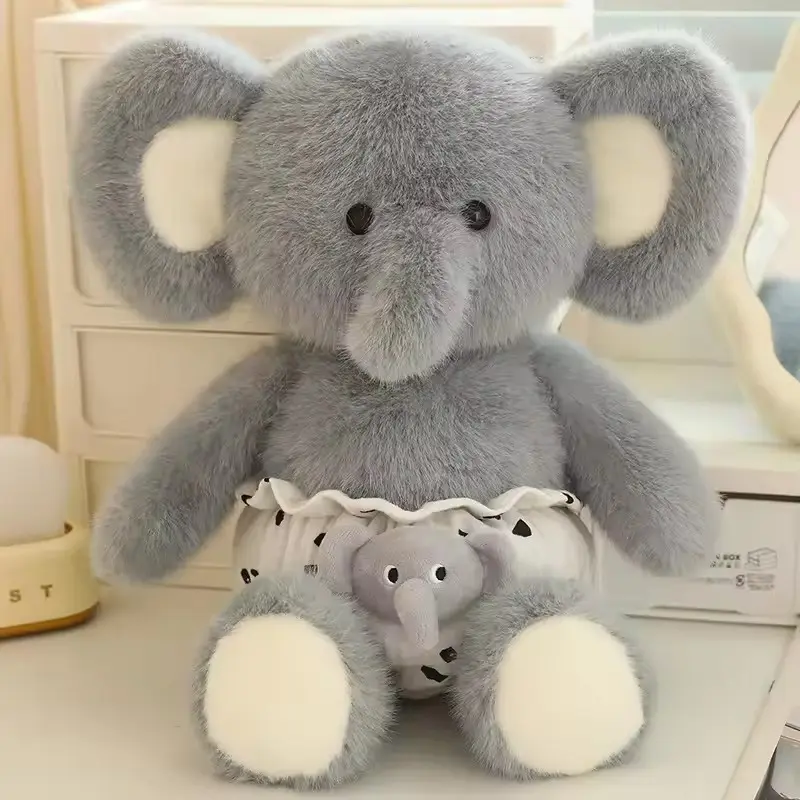 查看[Anak Patung Gajah Mewah, 40 / 60cm, Comel dan Lucu, Bantal Lembut ...