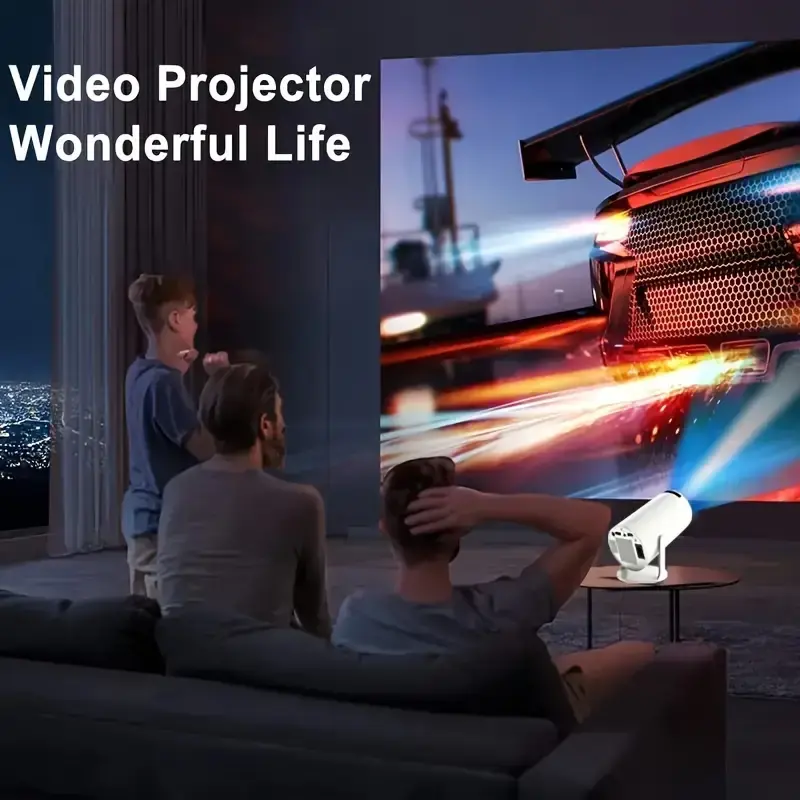 查看[1pc Portable Wire Projector, 1080P 4K Movie Projector, Mini Video ...