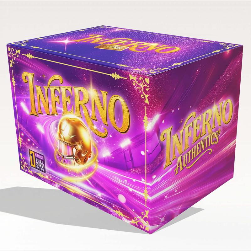 查看[(1) PYP - 2 Football Cards - Inferno Authentics Football Helmet ...