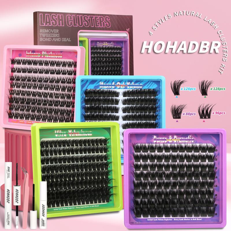 查看[4 Styles Mega/ultra/ Dramatic/Volume/ Lash Clusters Kit, WaterProof ...
