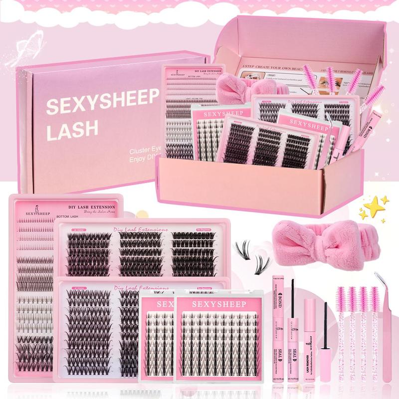 查看[Mixed Style False Eyelash Gift Box Set, 1 Set Individual False ...