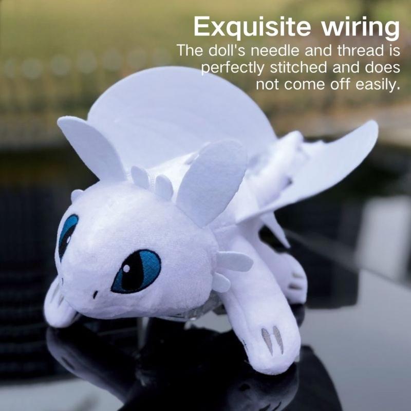查看[Night Fury Toothless Helmet Suction Cup Doll Little Flying Dragon ...
