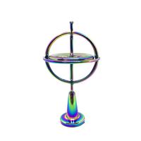 Gyroscope Toy Metal Anti-Gravity Spinning Table Gyroscope Flying Motion ...