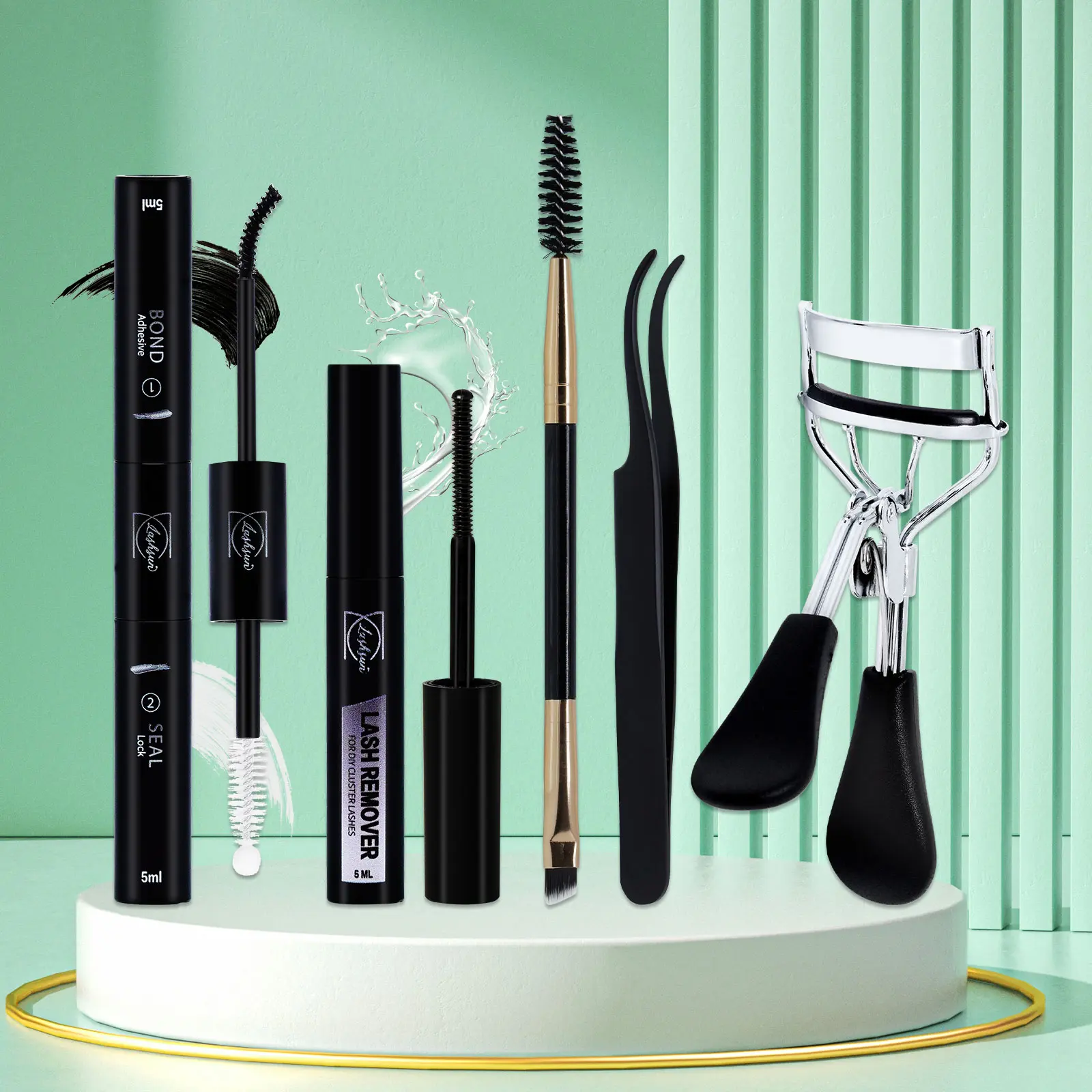 查看[Five-in-one DIY False Eyelashes Tool Set, Set Came with Eyelash ...