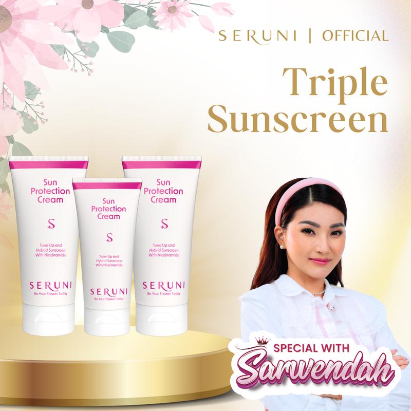 查看[[SPECIAL SARWENDAH] Seruni - Triple Sun Protection Cream - Membantu ...
