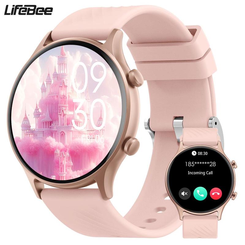 LIFEBEE Multifunctional Smart Watch for Women Men, (Answer/Make Calls ...