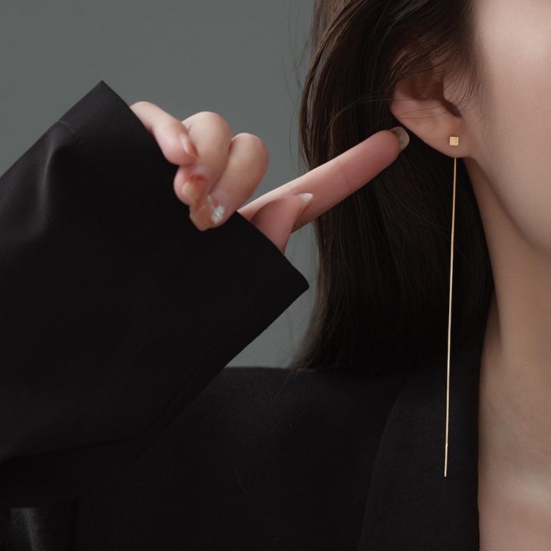 Anting-anting Persegi, Wayar Telinga Persegi, Gaya Sejuk Ringkas ...