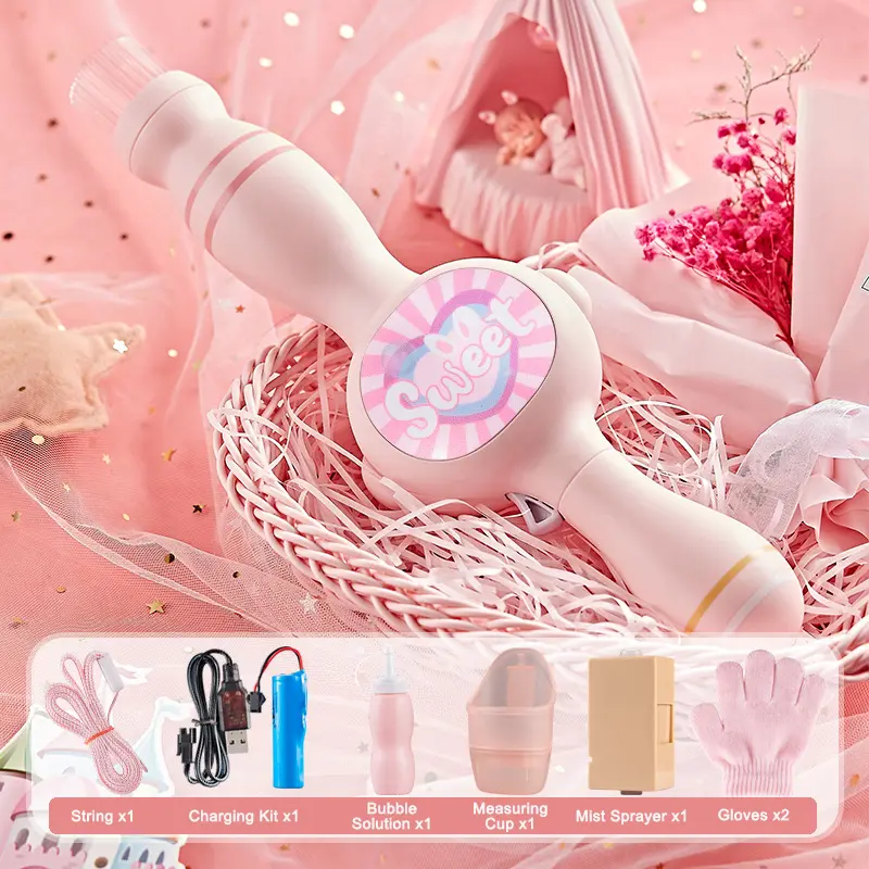 查看[Water Mist Bubble Magic Toy, Fog Bubble Machine, Fun Bubble Touch ...