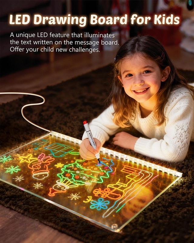 【Christmas gift】LED Drawing Board for Kids 15/20/3 TikTok爆款商品分析 - GMV ...