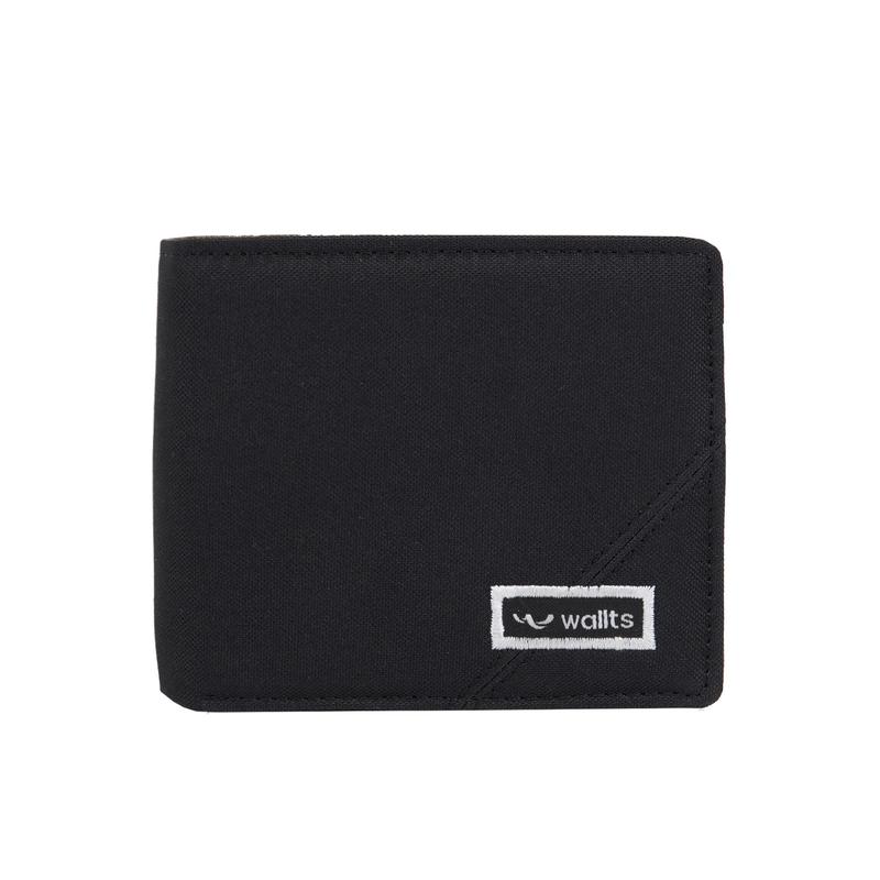 Wallts Keio Black - Khaki - Dompet Lipat kanvas uang dan kartu Pria Wanita Hitam Cowok Cowok ...