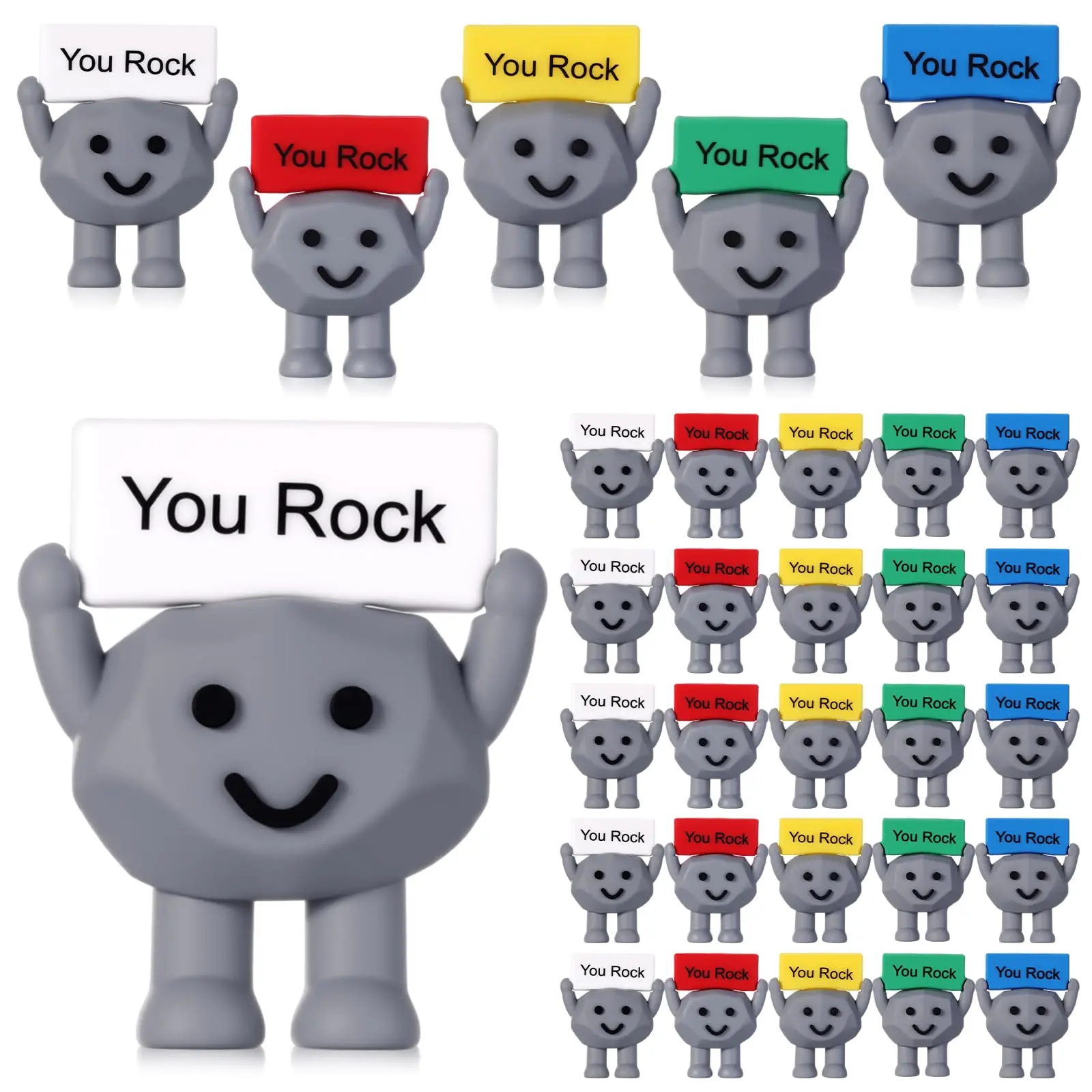 You Rock Stone Positive Mini Figurine Coworker Gift Ideas Miniature ...