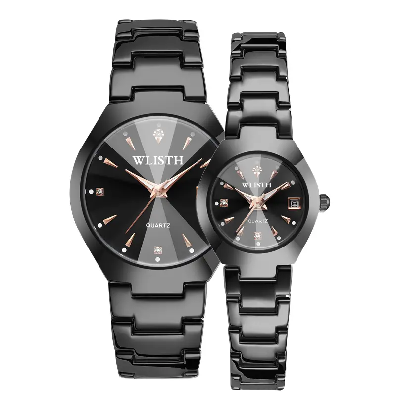 Jam Tangan Pasangan, WLISTH, Kalis Air, Pergerakan Kuarza, Keluli Tahan ...