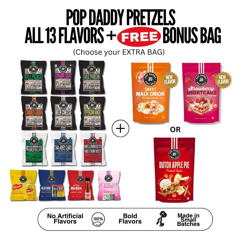 查看[Pretzel Sampler Pack - 13 bags + STRAWBERRY SHORTCAKE or SWEET MAUI ...