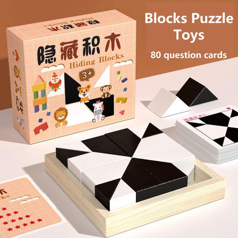 Puzzle Hidden Building Blocks Puzzle Toys Block Pu TikTok爆款商品分析 - GMV ...